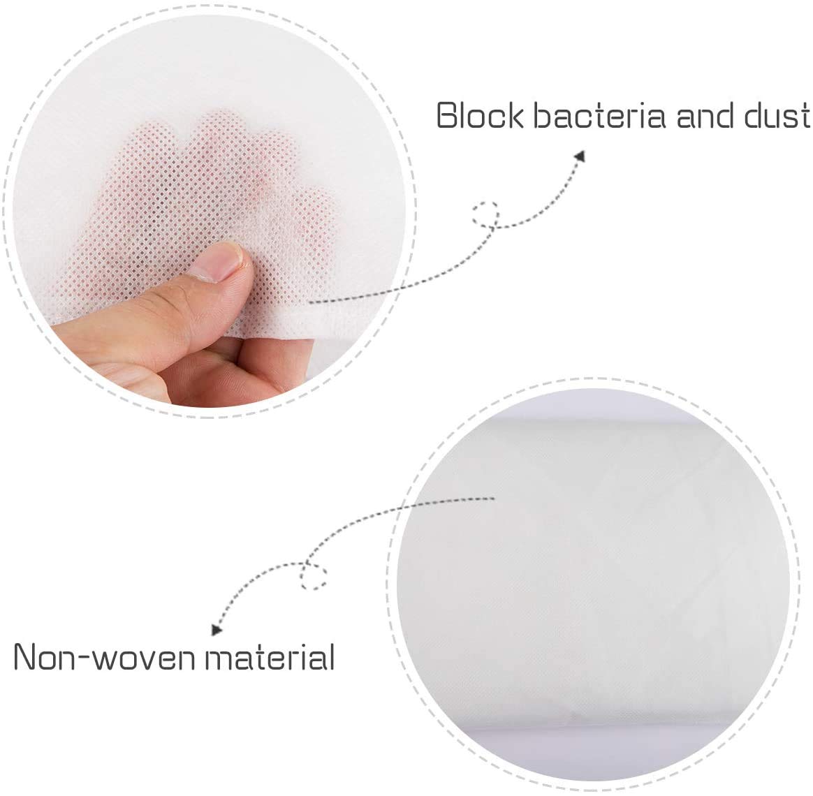 Disposable Seat Covers and Armrest Covers for Airplane Railways, Train, Bus, Office,Movie Theatre and Taxi,Eco-Friendly/Recyclable/Portable Non-Woven Seat Surface Protective Pad (Pack of 4)