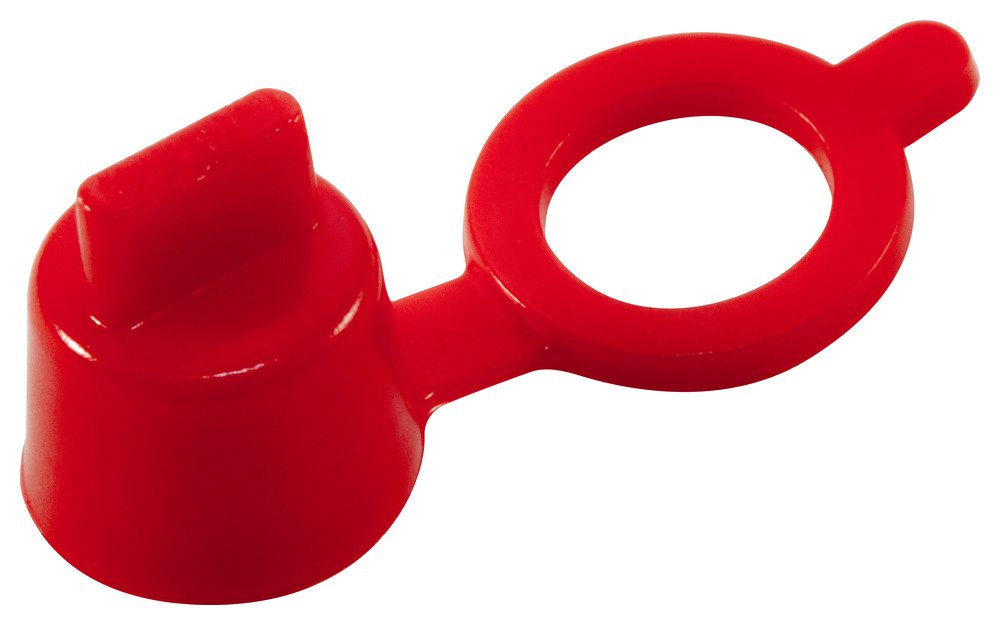 Caplugs 99394945 Plastic Grease Cap to Cap Grease Fitting. Fitting OD .234" GC-5, PE-LD, Fitting Od .234", Red (Pack of 100)
