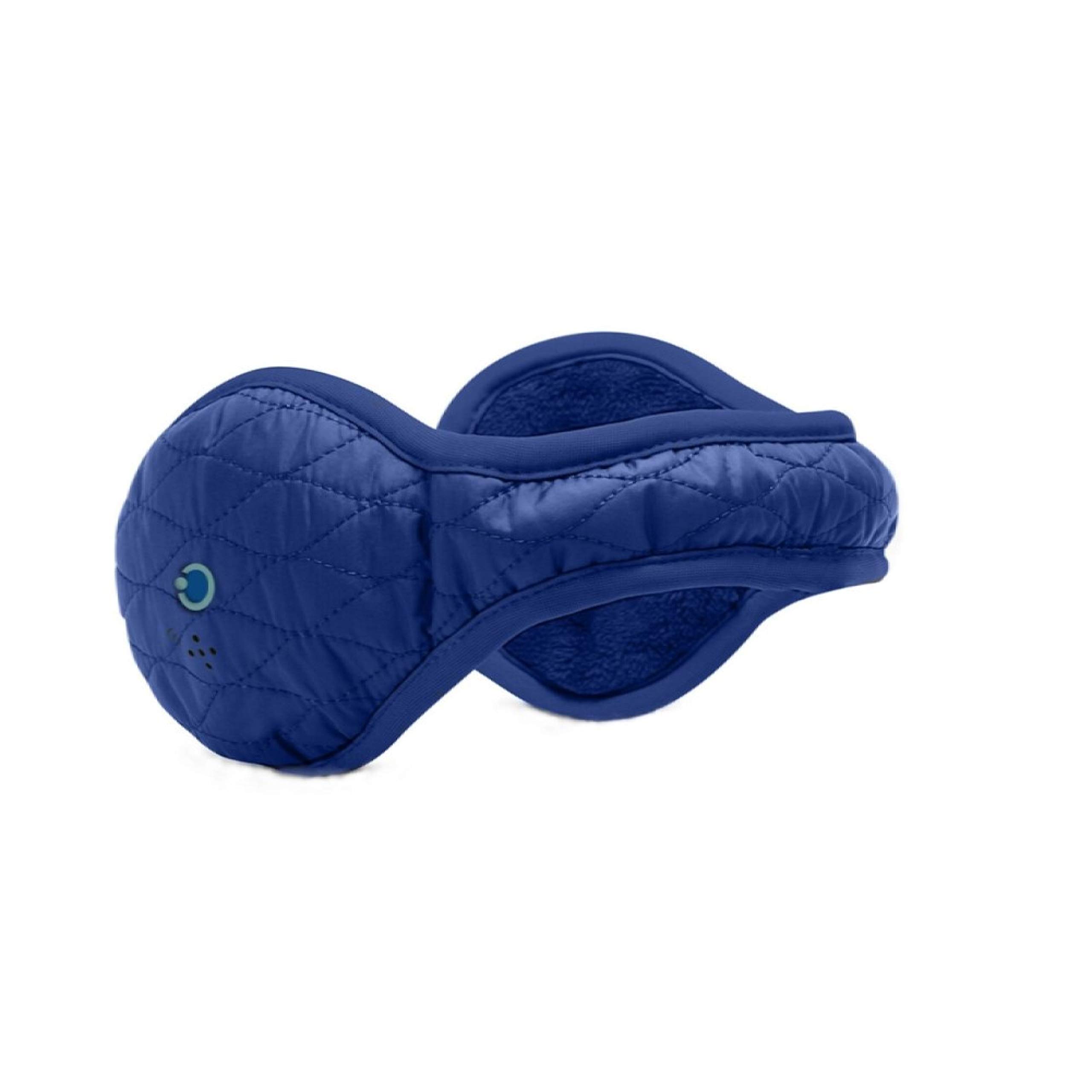 180S Women's Keystone Bluetooth Adjustable Ear Warmers with Built-in Mic & Hi-Definition Speakers, Mazarine Blue