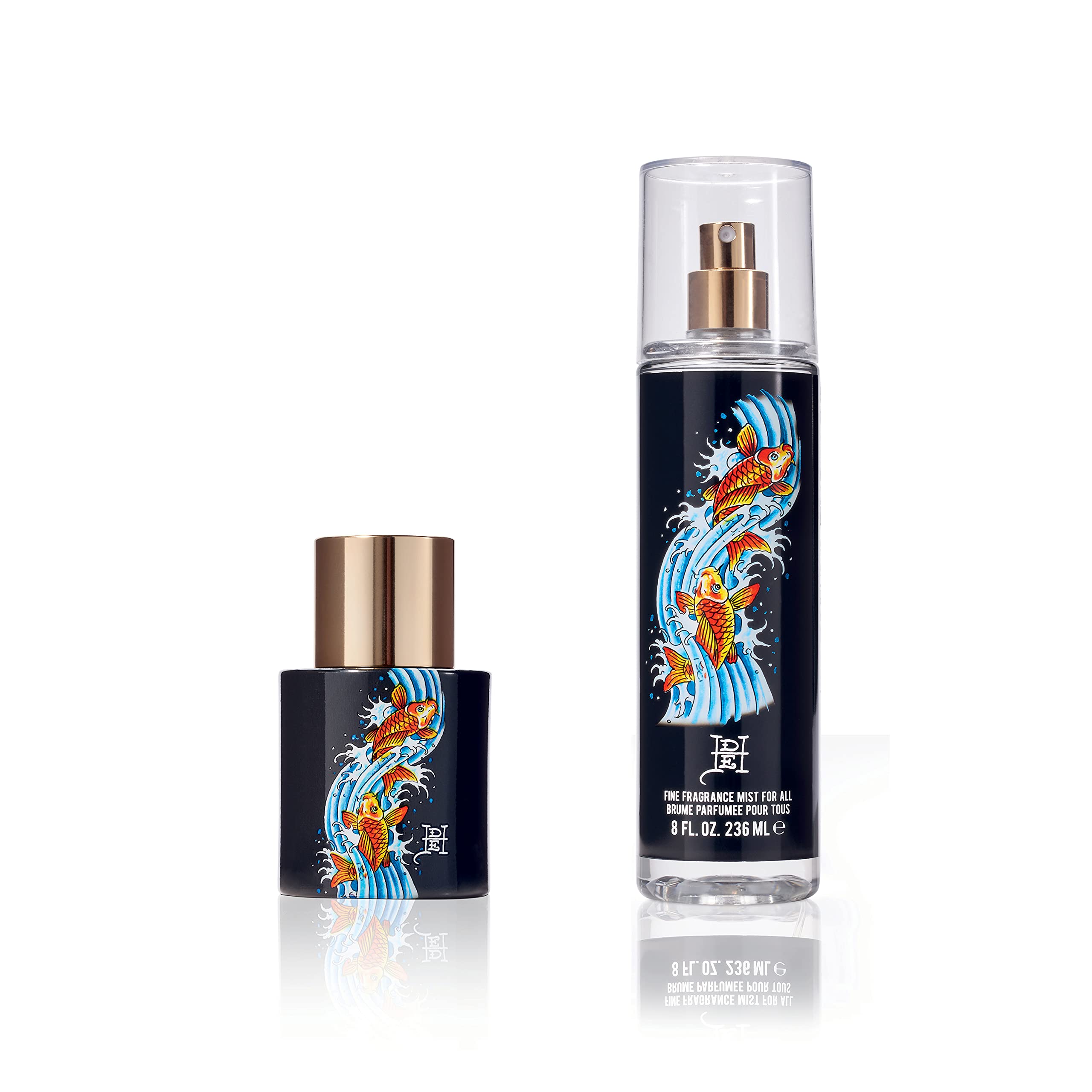 Fragrance Mist by Ed Hardy, Body Spray for Men & Women, Koi Wave, 8 Fl. Oz
