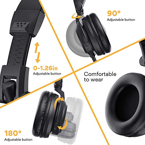 MAONO USB Podcast Microphone with Headphone Set, Zero-Latency Monitoring Computer Condenser PC Mic 192KHZ/24Bit with Mute Button for Recording, Voice Over, Streaming(AU-PM401H)
