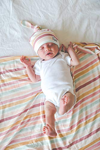 Copper Pearl Large Premium Knit Baby Swaddle Receiving Blanket Belle