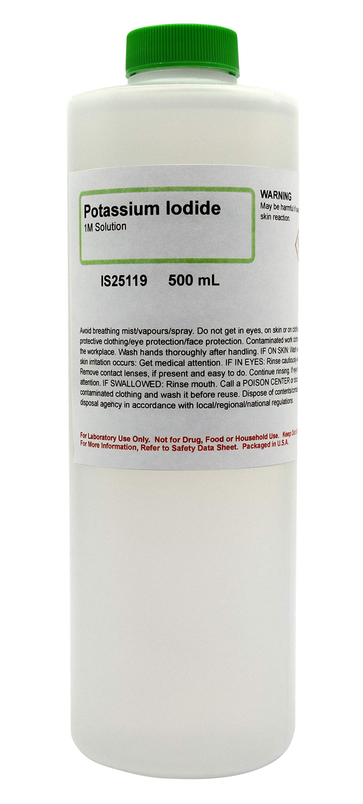 ALDON Innovating Science Potassium Iodide Solution, 1M, 500mL - The Curated Chemical Collection