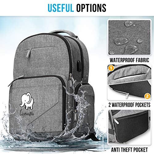 Diaper Bag Backpack Baby Bag - Large Diaper Backpack for Mom Dad, Unisex Bag