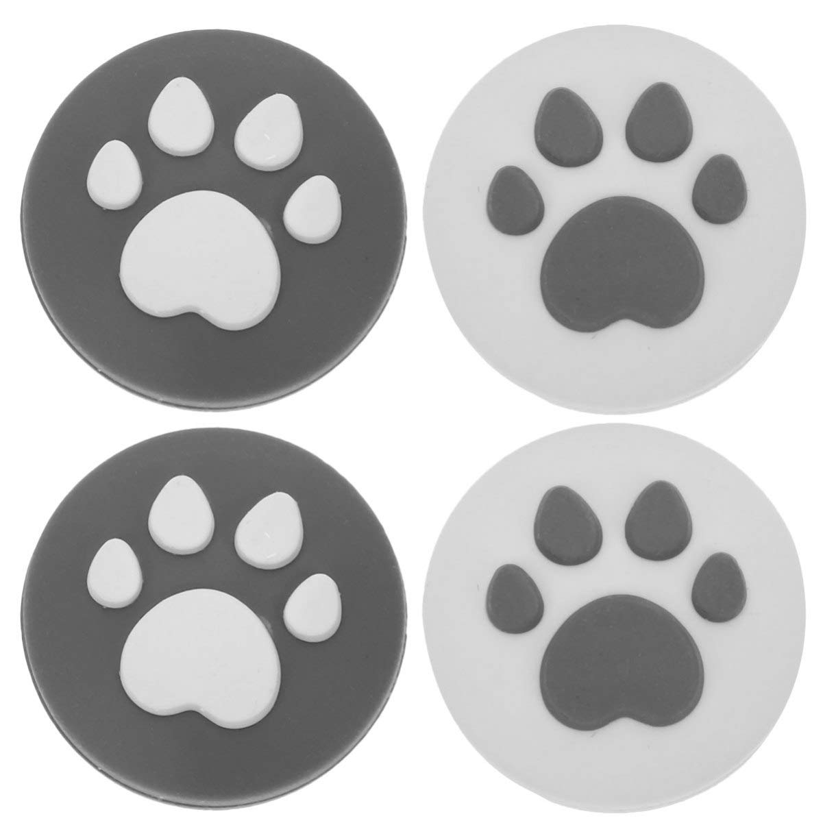 4pcs Joystick Sleeve Silicone Rocker Cap Cat Claw Design Rocker Cap Joystick Cover Rocker Protective Cap
