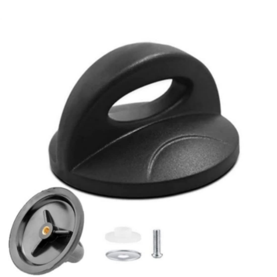 2 Pcs Universal Pot Lid Knob, Pot Lid Handle Replacement Knob, Kitchen Cookware Heat Resistant Pot Knob, Easy Grip Lid Handle, Compatible with Kitchen Cookware Casserole Glass Saucepan Kettle
