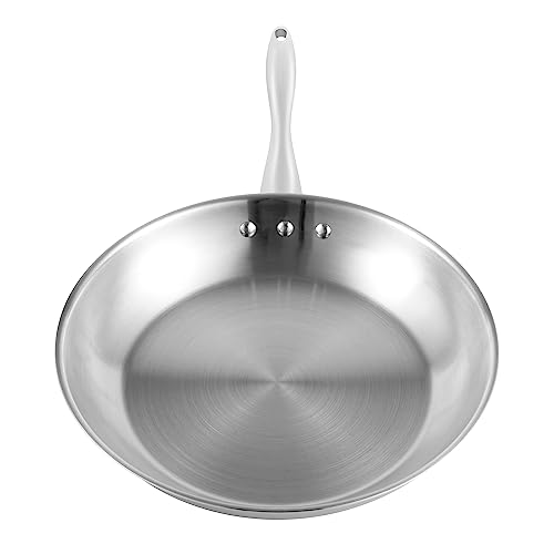 12" (30 cm) Stainless Steel Pan by Ozeri, 100% PTFE-Free Restaurant Edition