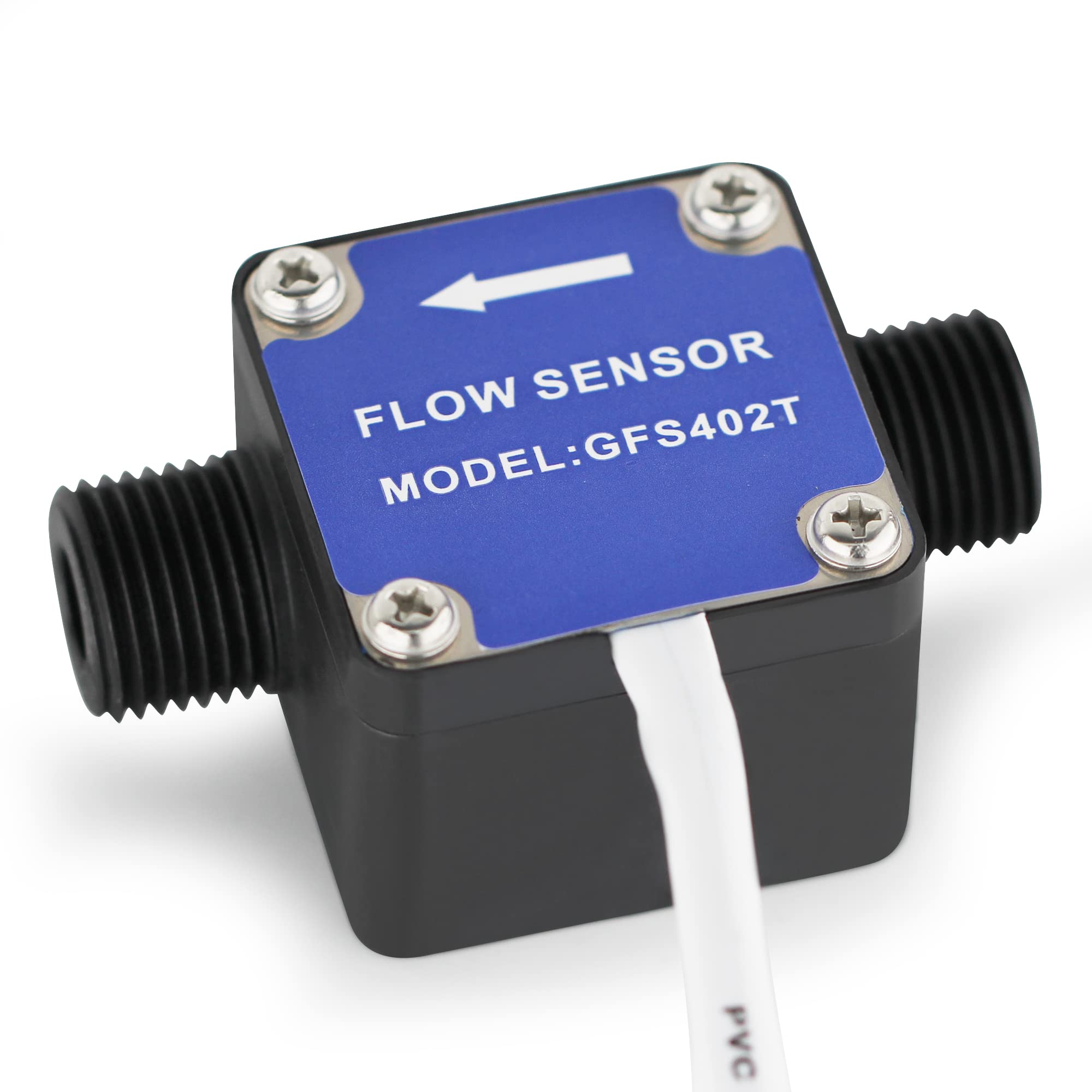 DIGITEN G1/2" Male Oil Fuel Gasoline Diesel Milk Water Liquid Gear Flow Sensor Meter + Digital Display Flowmeter Quantitative Controller Counter