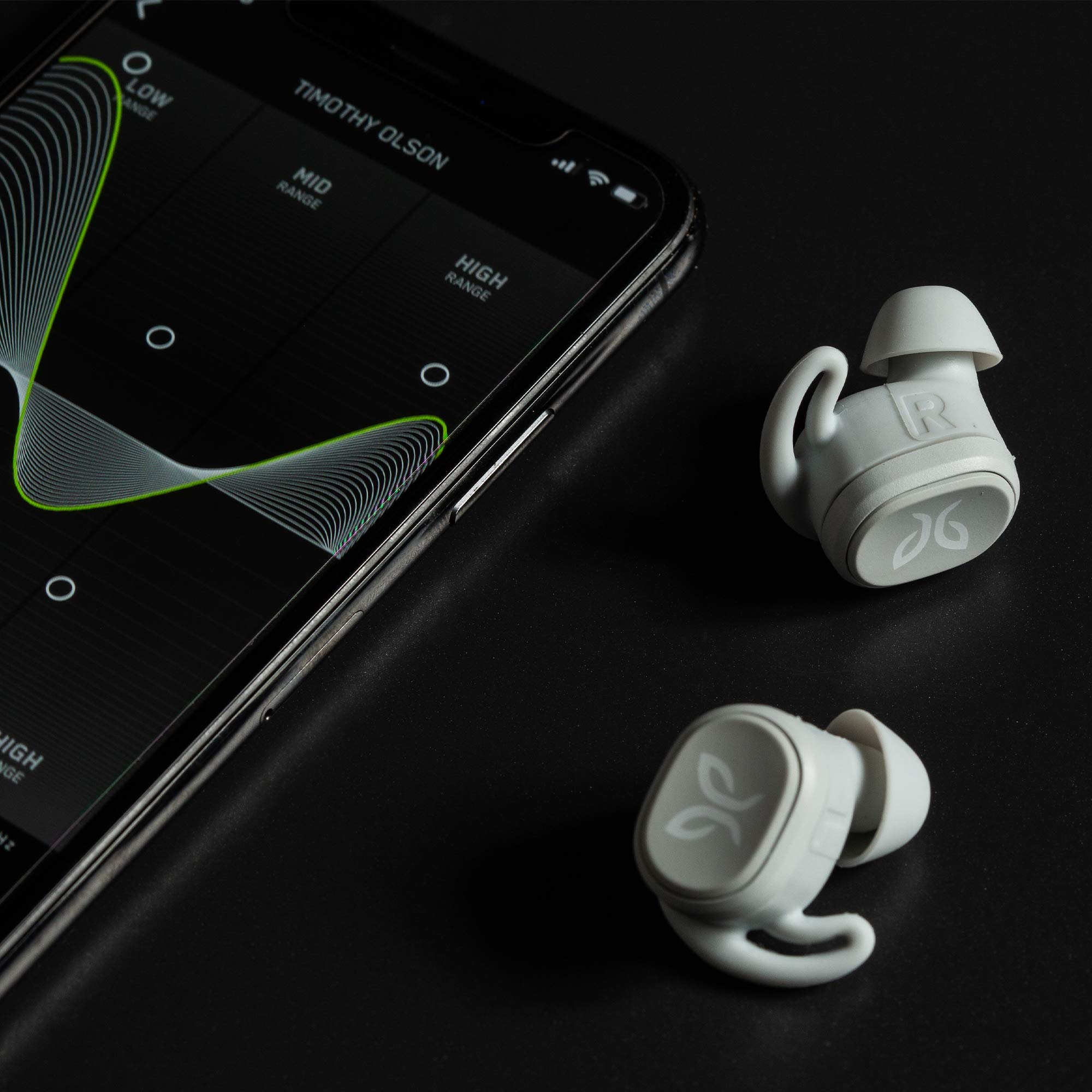 Jaybird Vista True Wireless Bluetooth Sport Waterproof Earbud Premium Headphones - Nimbus Gray (Renewed)