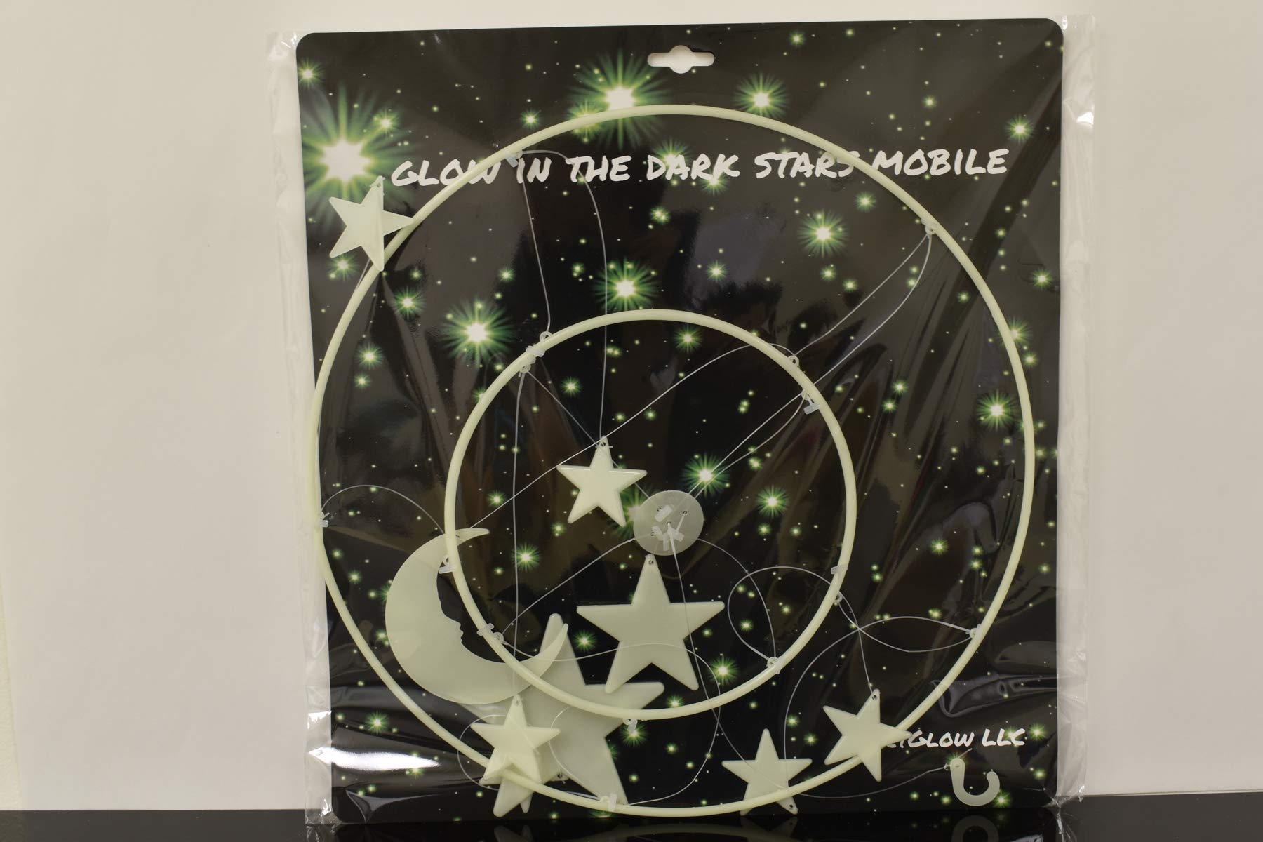 9 Piece Glow in The Dark Star Hanging Mobile