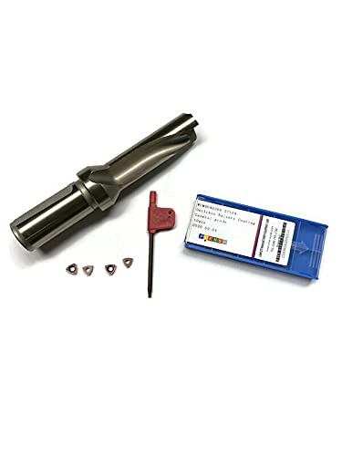 U Drill, 15/16"x3"x6", 1" Shank, Indexable, with Extra 4 WCMX04 Inserts, #UD-1516