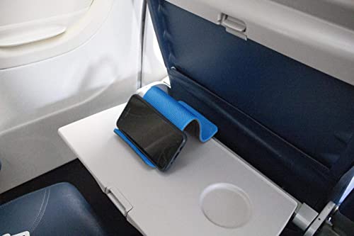 DTLgear Trek Stand Phone Holder for Air Travel, Flying, Traveling, Hotel, Home, Desk, Bed, Kitchen, and Treadmill. Compatible with iPhone, Android, & Other Cell Phones …