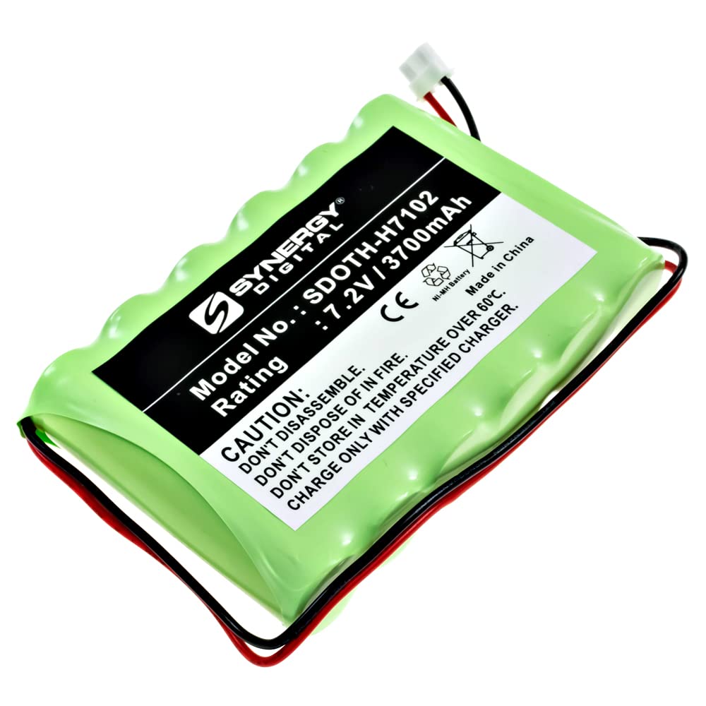 Synergy Digital Alarm System Battery, Compatible with Honeywell 300-03866 Alarm System, (Ni-MH, 7.2V, 3700mAh) Ultra High Capacity, Replacement for Honeywell 300-03866 Battery