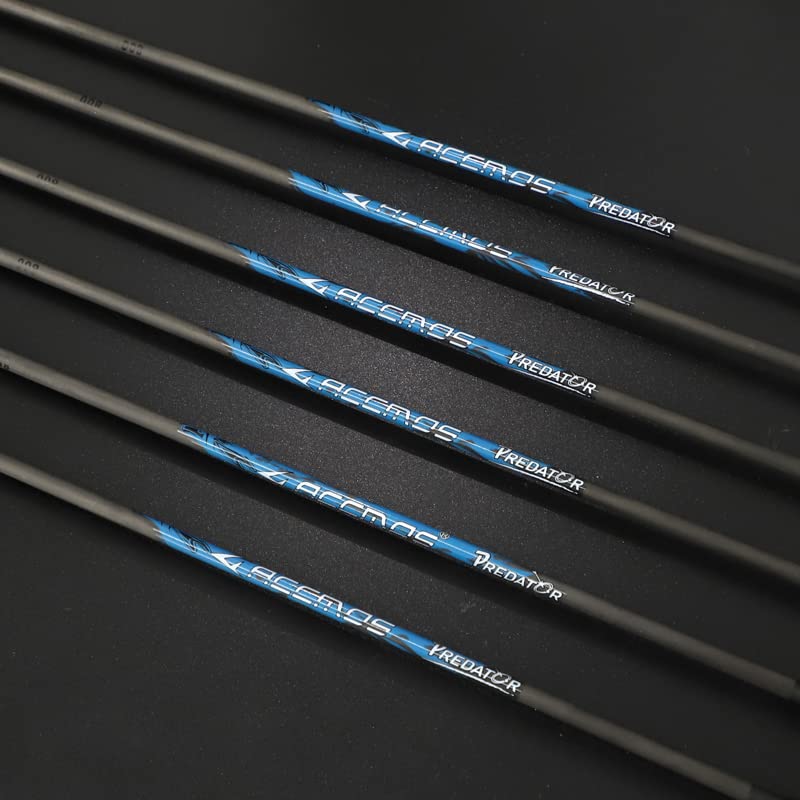 18pc 32inch Pure Carbon Arrows 4"Turkey Feather ID4.2 Spine700 Carbon Arrows Target Practice Arrow for Compound Bow Recurve Bow Arrows Hunting Arrow Replaceable Arrowhead Adult Youth Archery Shooting