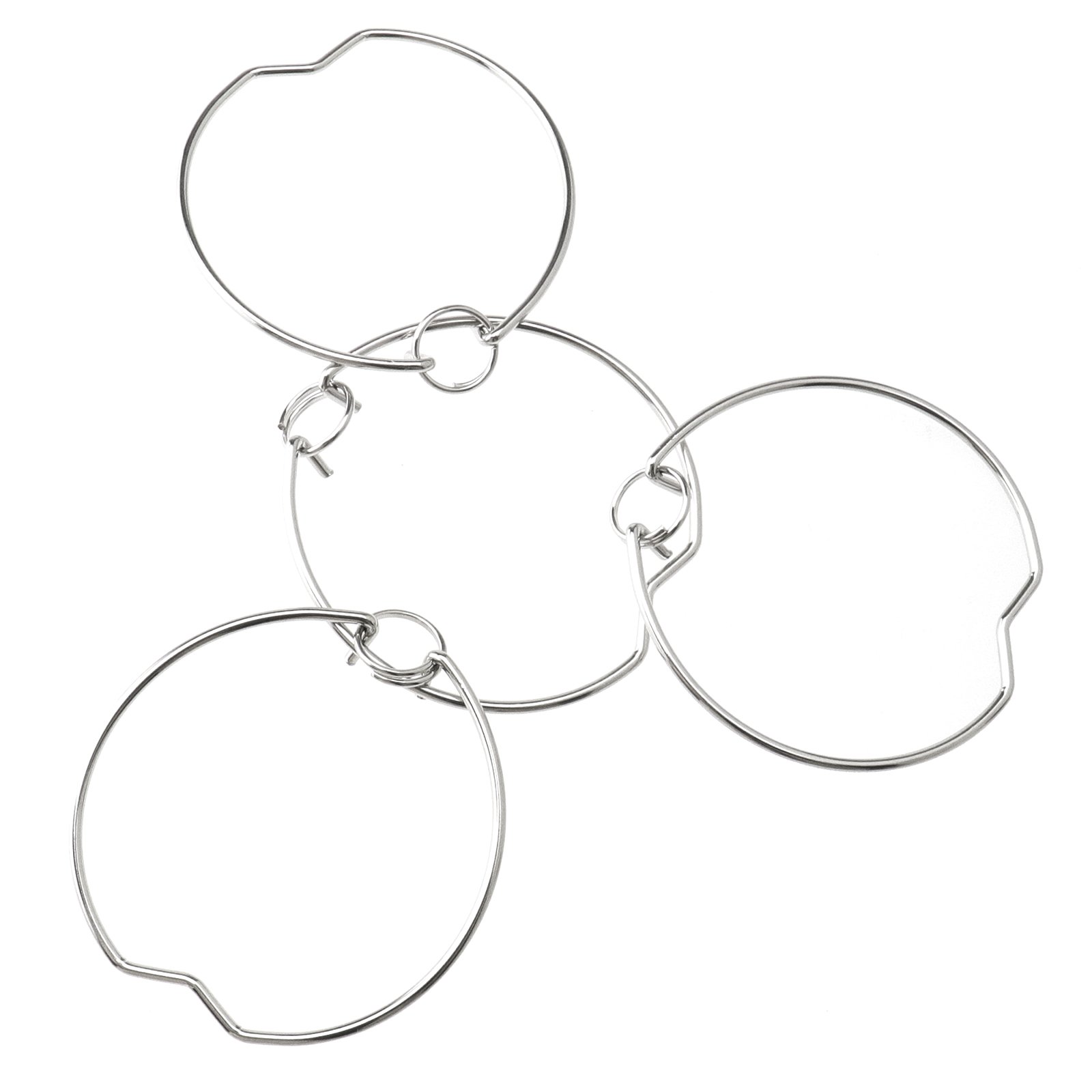 20pcs Lamp Retaining Spring Clip Ring Compatible with 50mm MR16 GU10 Spot Light Downlight