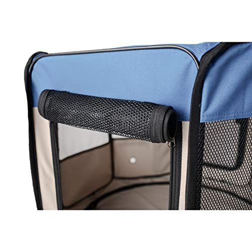 Armarkat PP001B Blue and Beige Portable Playpen