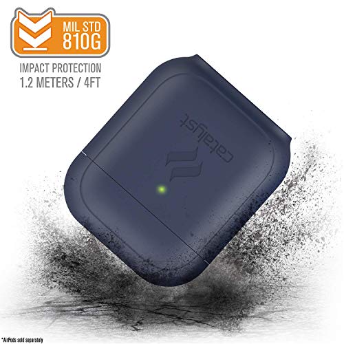 Catalyst Standing Case for AirPods 1 & 2 Premium Silicone AirPods Case, Charging Light Visible, Extra Grippy High Gloss Surface Finish