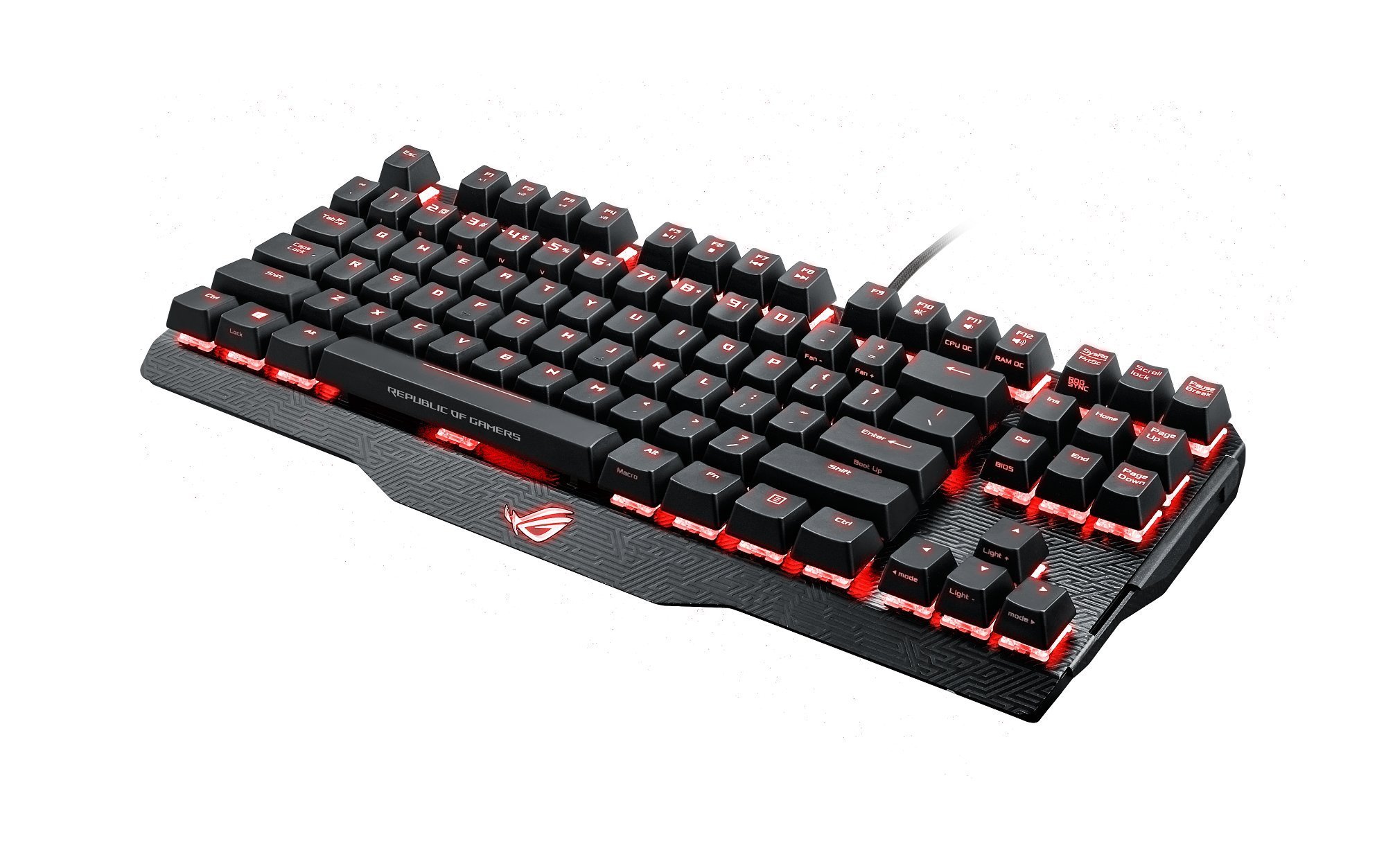 ASUS Mechanical Gaming Keyboard (ROG Claymore Core(Cherry MX Red)) (Renewed)
