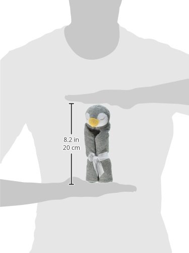 Angel Dear Three of a Kind Blankie, Grey Penguin