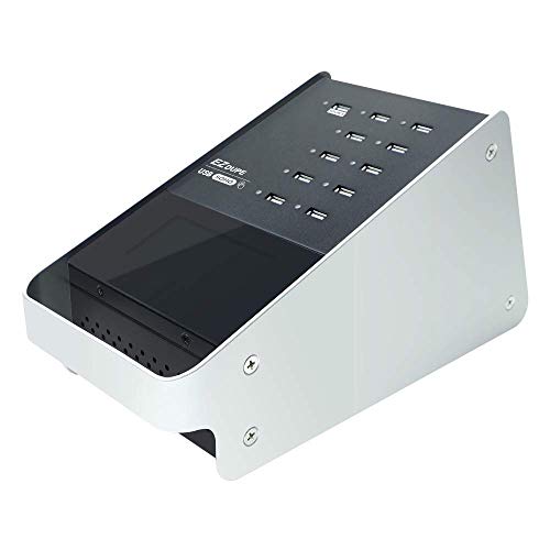 EZ Dupe SOHO Touch 1 to 10 USB Duplicator - Multiple USB 2.0/3.0/3.1 Thumb Drive Cloner Copier & Flash Media Eraser with Touchscreen Menu Function