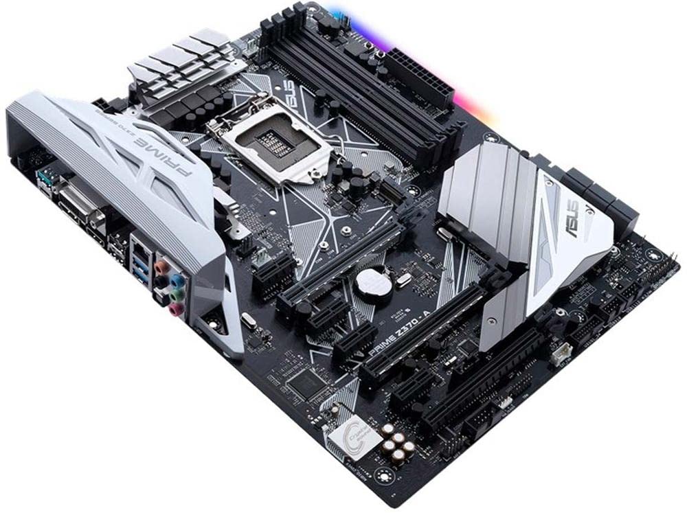 ASUS PRIME Z370-A LGA1151 DDR4 DP HDMI DVI M.2 USB 3.1 Z370 ATX Motherboard with USB 3.1 for 8th Generation Intel Core Processors