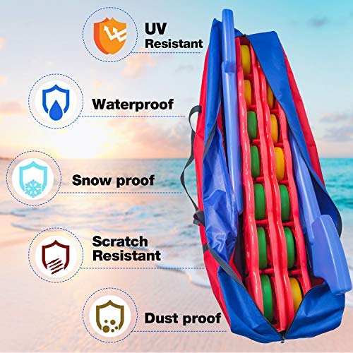 JoyPlus Christmas Tree Storage Bag Fits Up to 7 ft Disassembled Tree,47" x 12" x 19" Holiday Artificial Tree Storage Case with Durable Waterproof Material (Bag Only)