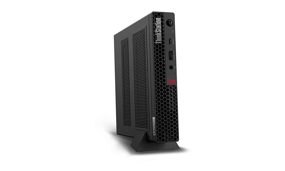 Lenovo ThinkStation P340 30DF001CUS Workstation - 1 x Intel Hexa-core (6 Core) i5-10500 3.10 GHz - 16 GB DDR4 SDRAM RAM - 512 GB SSD - Tiny - Raven Black - Windows 10 Pro 64-bit - English (US) Keyboar
