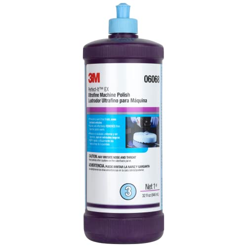 3M Perfect It Buffing and Polishing Kit | 36060 06094 06068 Rubbing Compound, Machine Polish, Ultrafine | Buffing, Car Polishing Kit Bundled with Kangaroobands Microfiber Cloth
