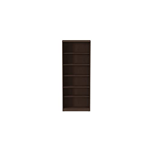 Alera ALEVA638232ES Valencia Series 6-Shelf 31-3/4 in. x 14 in. x 80-1/4 in. Bookcase - Espresso