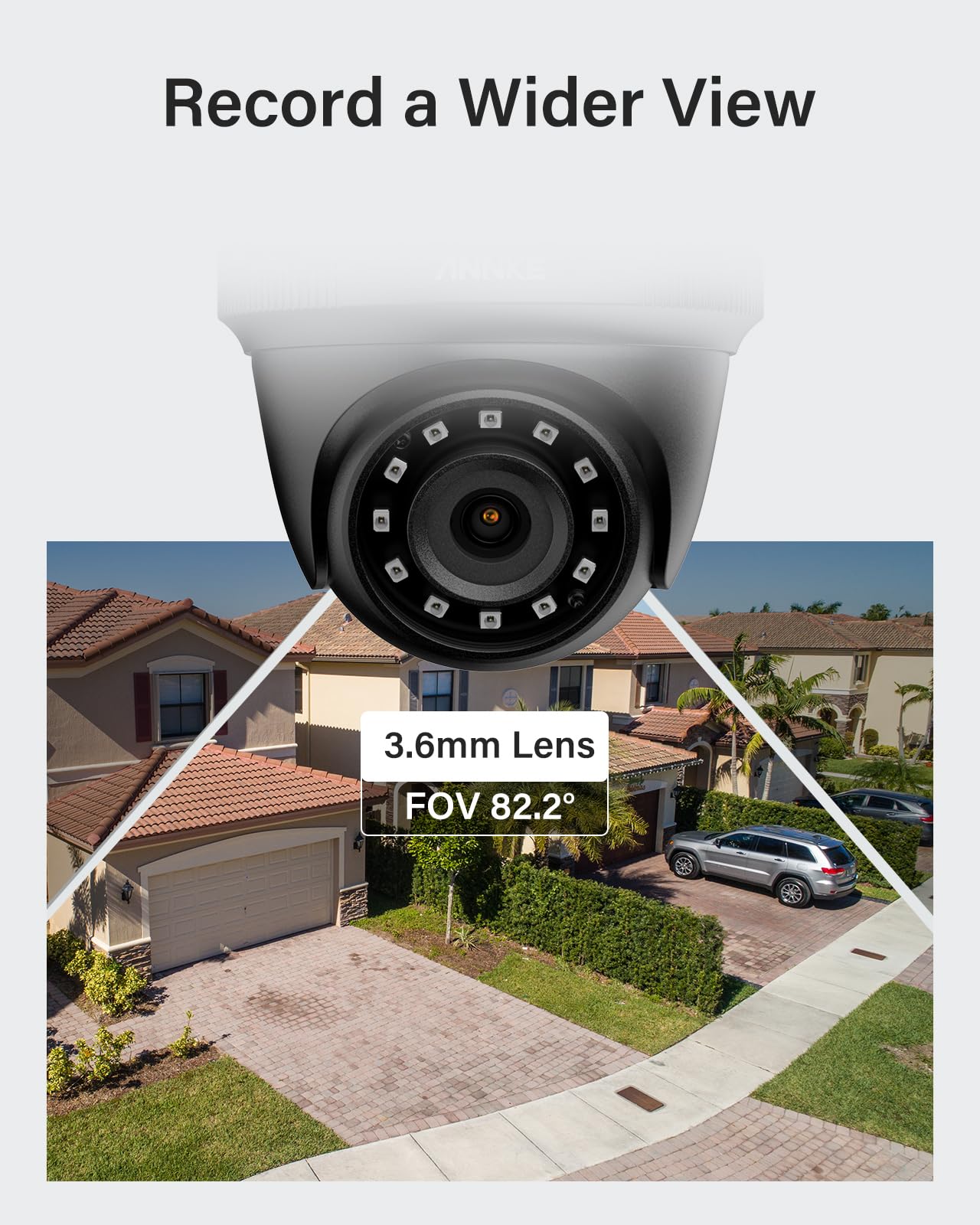 ANNKE 4-Packed HD-TVI 1080P Home Security Surveillance Cameras, 1080P Day Night Vision, IP66 Weatherproof Housing