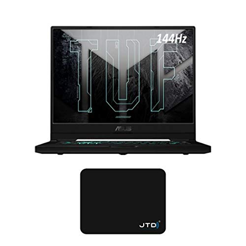 JTD ASUS_TUF TUF FX516 15.6 inch FHD 144Hz Gaming Laptop, 11th Generation Core i7-11370H, GeForce RTX 3060 (24GB Memory RAM | 1TB M.2 PCIe SSD) VR Ready, Windows 10 Pro, Bundle Pad