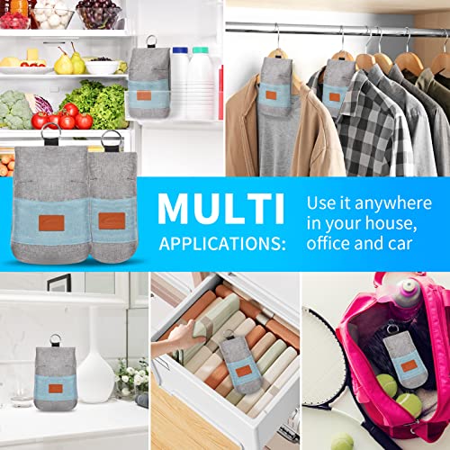 6 Pack Nature Fresh Charcoal Air Purifying Bag Charcoal Bags Odor Absorber, Closet Deodorizer Smoke Closet Car Fridge Shoe Dog Odor Bathroom Gym Refreshers Eliminator, Work From Home Essentials.