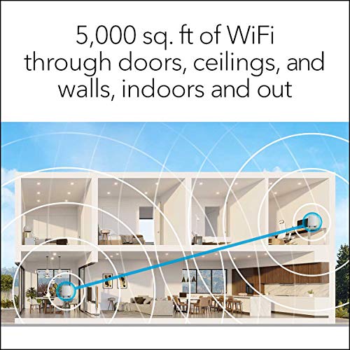 NETGEAR Orbi Whole Home Tri-band Mesh WiFi 6 System (RBK752) β Router with 1 Satellite Extender | Coverage up to 5,000 sq. ft., 40 Devices | AX4200 (Up to 4.2Gbps)