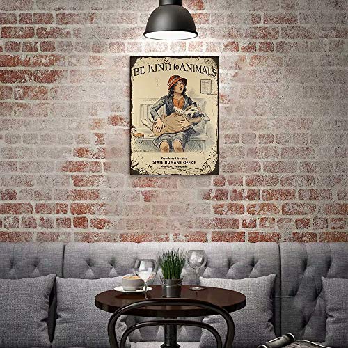 16''x12''- Maypole Soap,Tin Sign Vintage Funny Creature Iron Painting Metal Plate Novelty