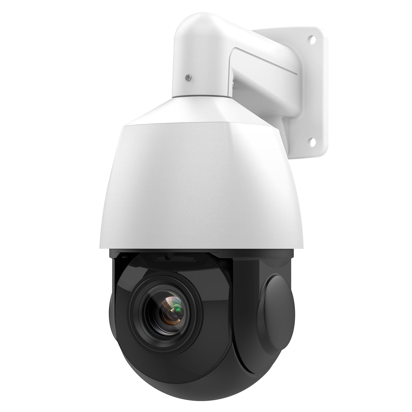 VIKVIZ 4K 8MP PTZ POE IP Camera Outdoor,Pan Tilt 18X Optical Zoom, Human Auto Tracking,Human/Vehicle Detection,Two-Way Talk,328ft IR Night Vision,PTZ Security Camera with MicroSD 512GB