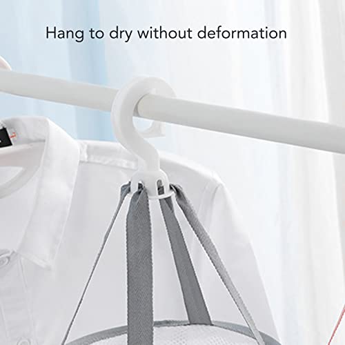 3pcs Mini Mesh Shower Dry Basket,Hanging Drying Net,Hanging Mesh Basket Dryer Mini Ventilated Windproof Drying Rack for Makeup Brushes Tools