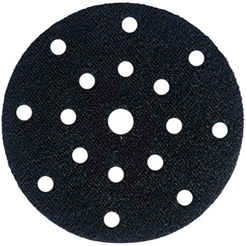 6 inch 17 Holes Pad Saver Premium Hook and Loop Interface Pad for Festool 496647, Extends the backing pad´s lifetime,Multi Hole Pad Protector