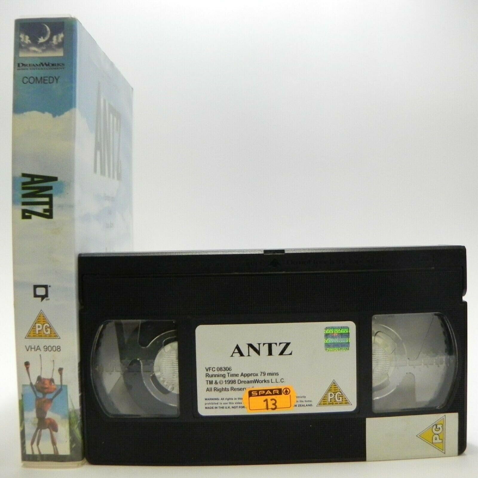 Antz: DreamWorks (1999) - Large Box - Comedy/Adventure - Family - Kids - Pal VHS