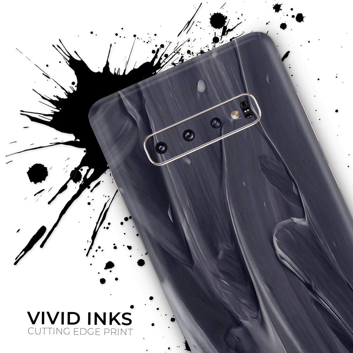 DesignSkinz Liquid Abstract Paint Remix V38 Protective Vinyl Decal Wrap Skin Cover Compatible with The Samsung Galaxy S20 (Screen Trim & Back Glass Skin)