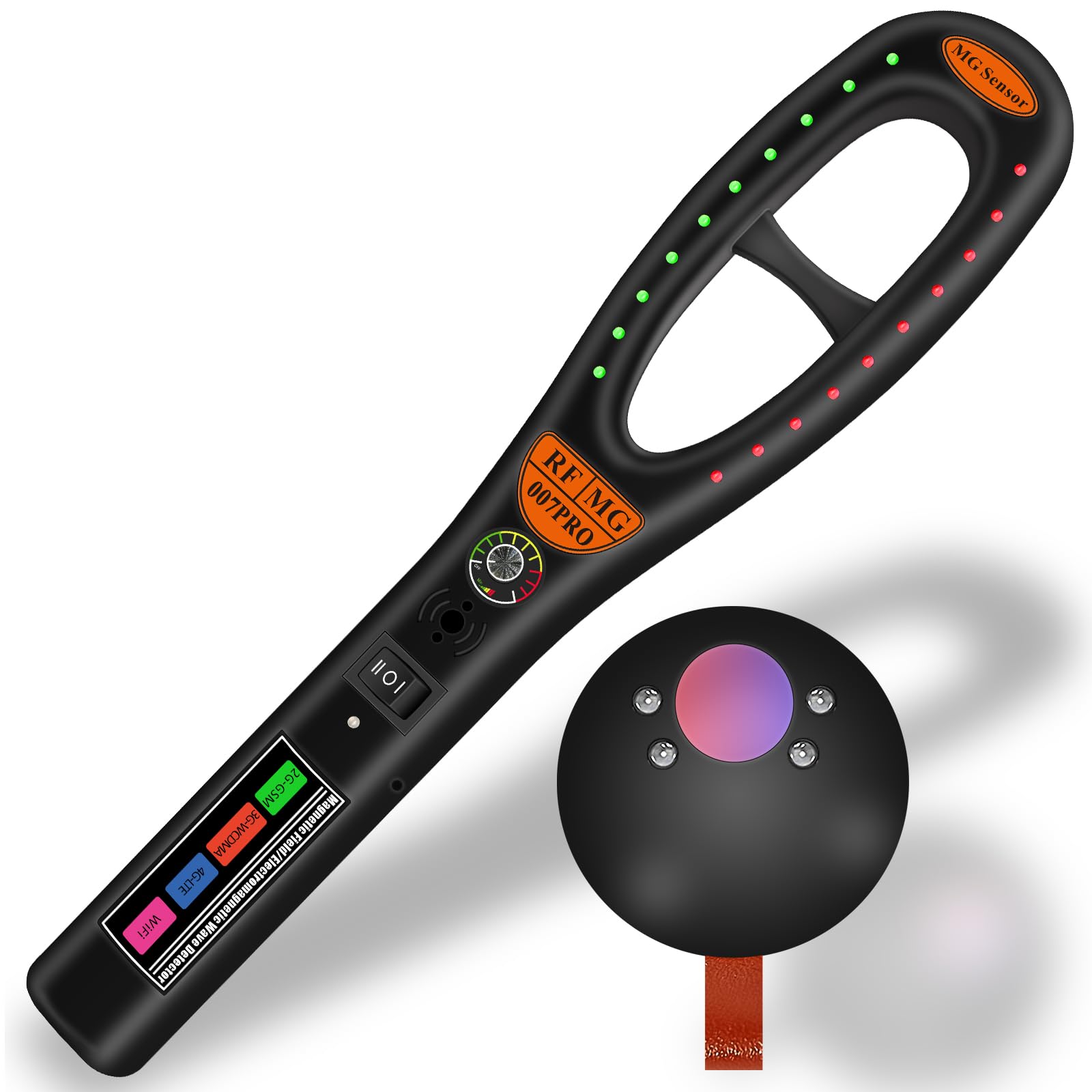 KAXYUYA Hidden Camera Detectors, Bug Listening Devices Scanner Professional Multi-Function Safeguard Your Travel, Protect Your Privacy in All aspects for Hotels, Travels, Cars, Offices
