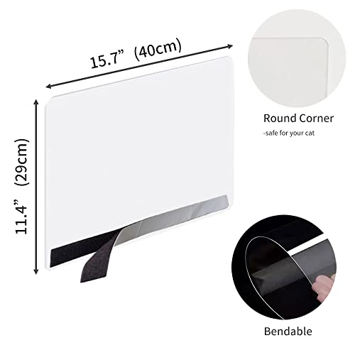 6 Pack Cat Litter Box Pee Shields, High Side Open Top Kitty Litter Pan Shield - Keep Litter in The Pan, (Litter Box Not Included)
