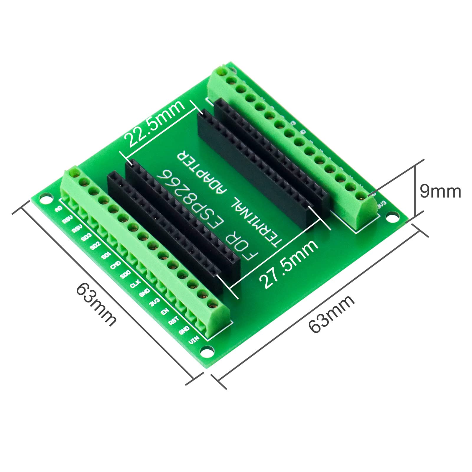 KeeYees 3pcs ESP8266 WiFi Development Board with 2pcs Mini Breakout Board