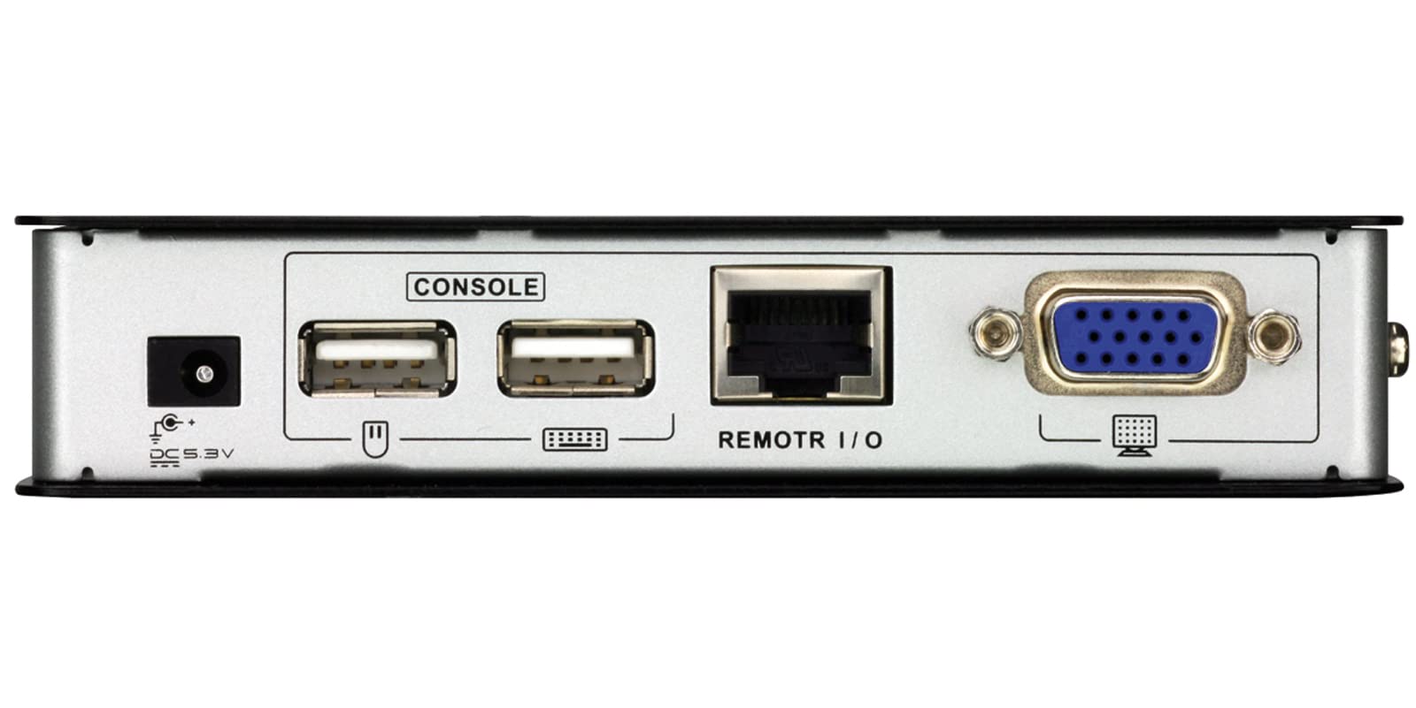 ATEN CE700A Console Extender USB VGA KVM Extender CAT5 up to 500ft - Built in ESD - Includes 2x Power Adapters for Local and Remote Unit, KVM Cables and Rack Mount kit