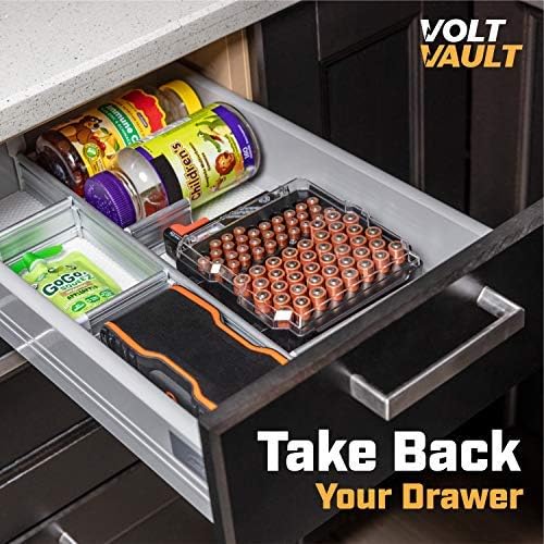 Battery Tester Checker (1 Pack w/Organizer)