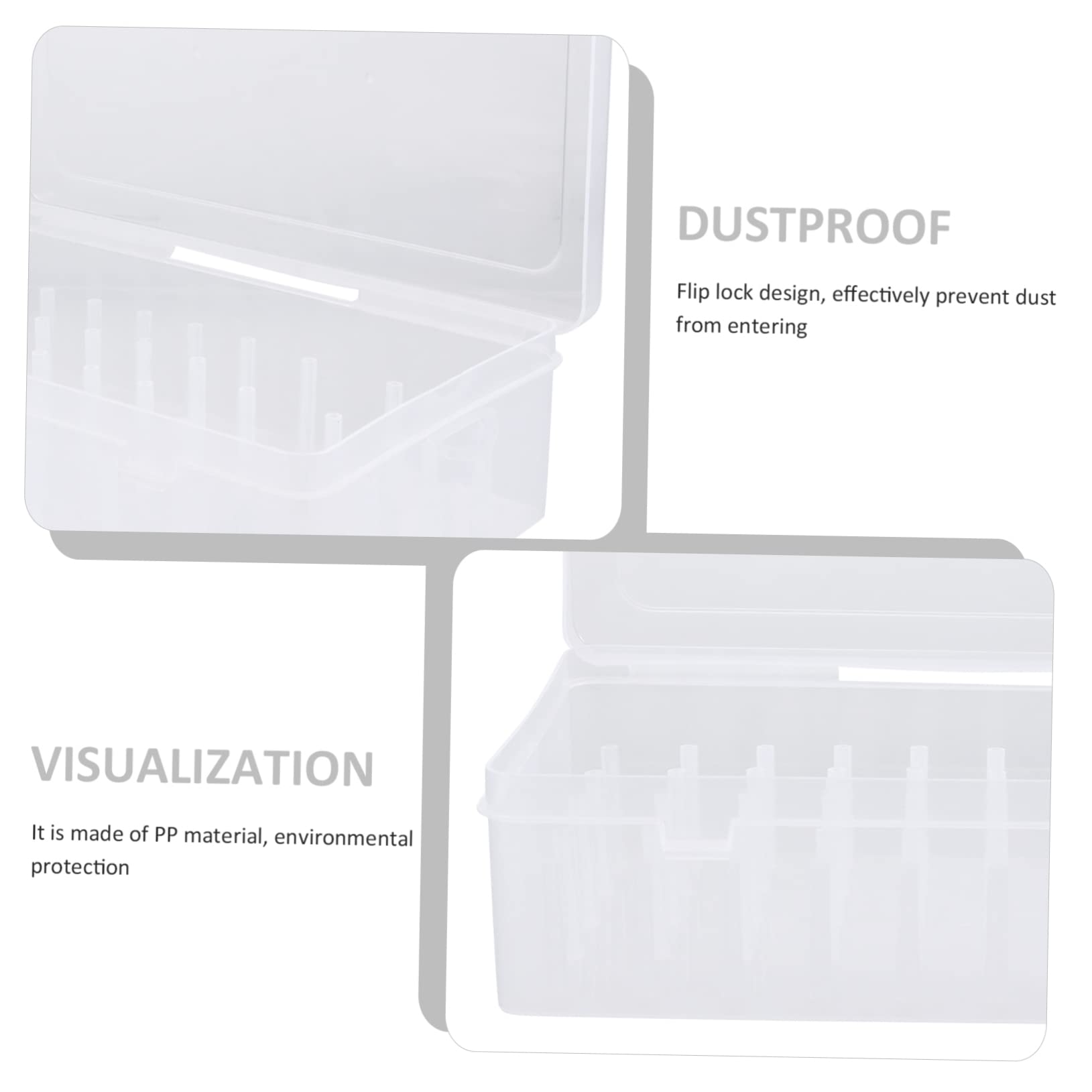 2pcs 42 42 Axis Embroidery Thread Box Bobbin Plastic Desktop