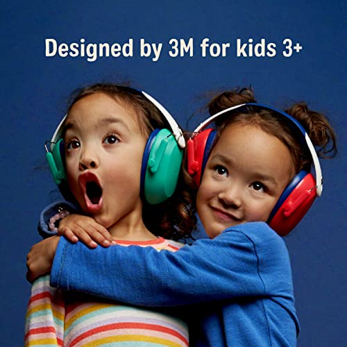 3M Kids Hearing Protection, Hearing Protection for Children with Adjustable Headband, 22dB Noise Reduction Rating, Green