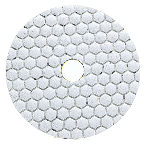 4 Inch Dry 3 Step Diamond Polishing Pads Kit 3-Pcs Step1 for Granite Quartz Marble Concrete Terrazzo