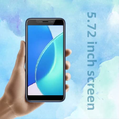 5.72-inch IPS Screen,X33 Unlocked Cell Phone,1GB RAM 8GB ROM,Front and Rear Cameras,Smartphone,Only Supports SIM Card Frequency Band of 3GWCDMA :850/2100MHZ(Blue)