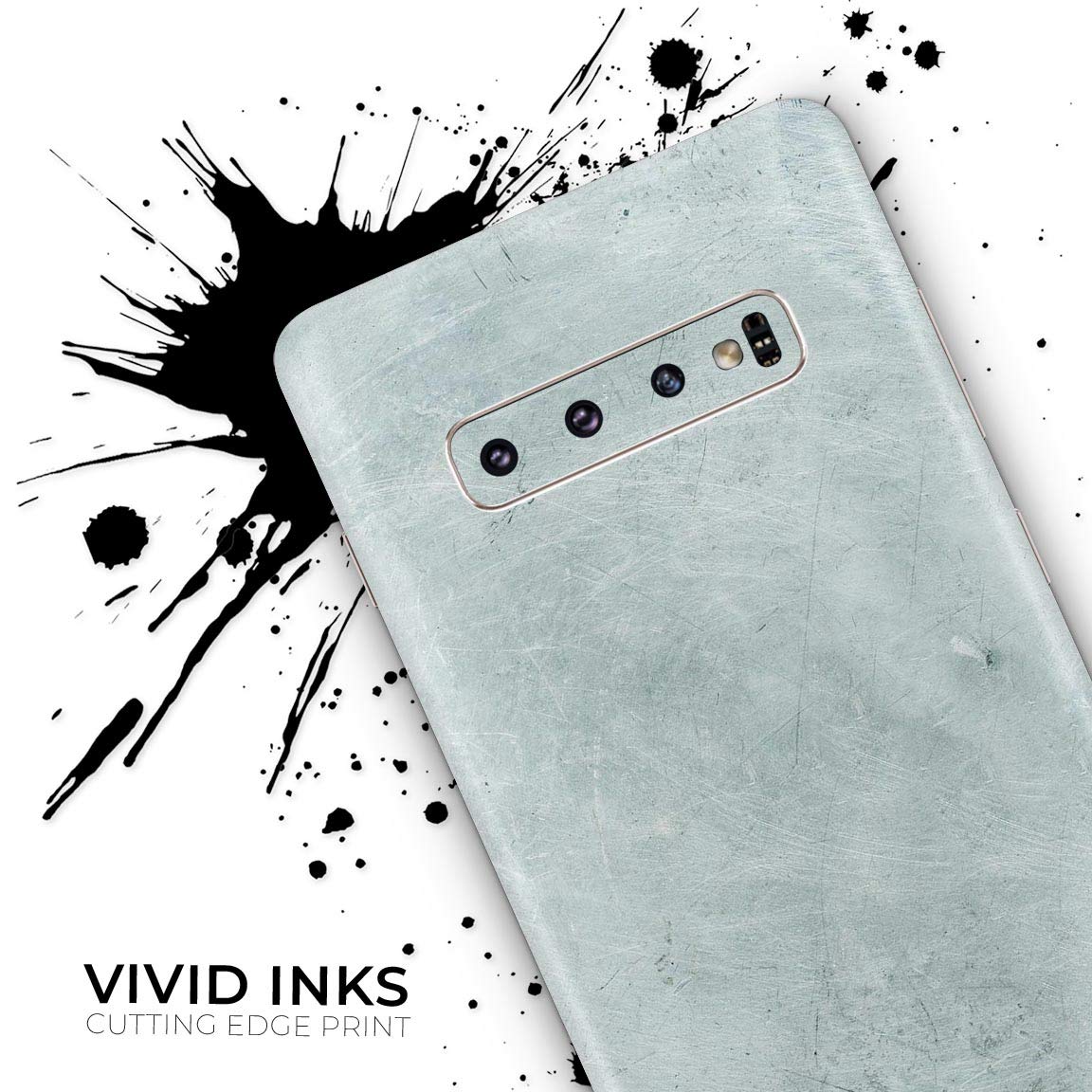 DesignSkinz Rustic Mint Textured Surface V3 Protective Vinyl Decal Wrap Skin Cover Compatible with The Samsung Galaxy S20 (Screen Trim & Back Glass Skin)