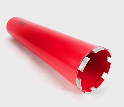 3.5" Inch Diamond Wet Core Drill Bit 1-1/4” Threaded by BLUEROCK Tools for Concrete Rebar Asphalt Brick Rock Masonry Hole Barrel Coring 3-1/2"